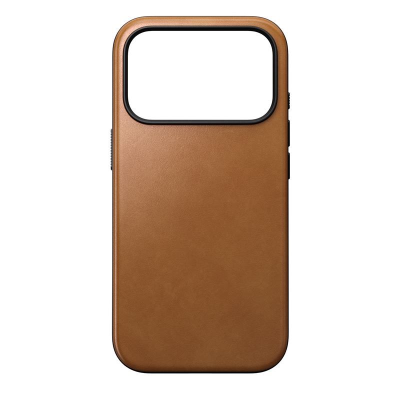 Nomad Modern Leather Case, english tan - iPhone 17 Pro | AT Store