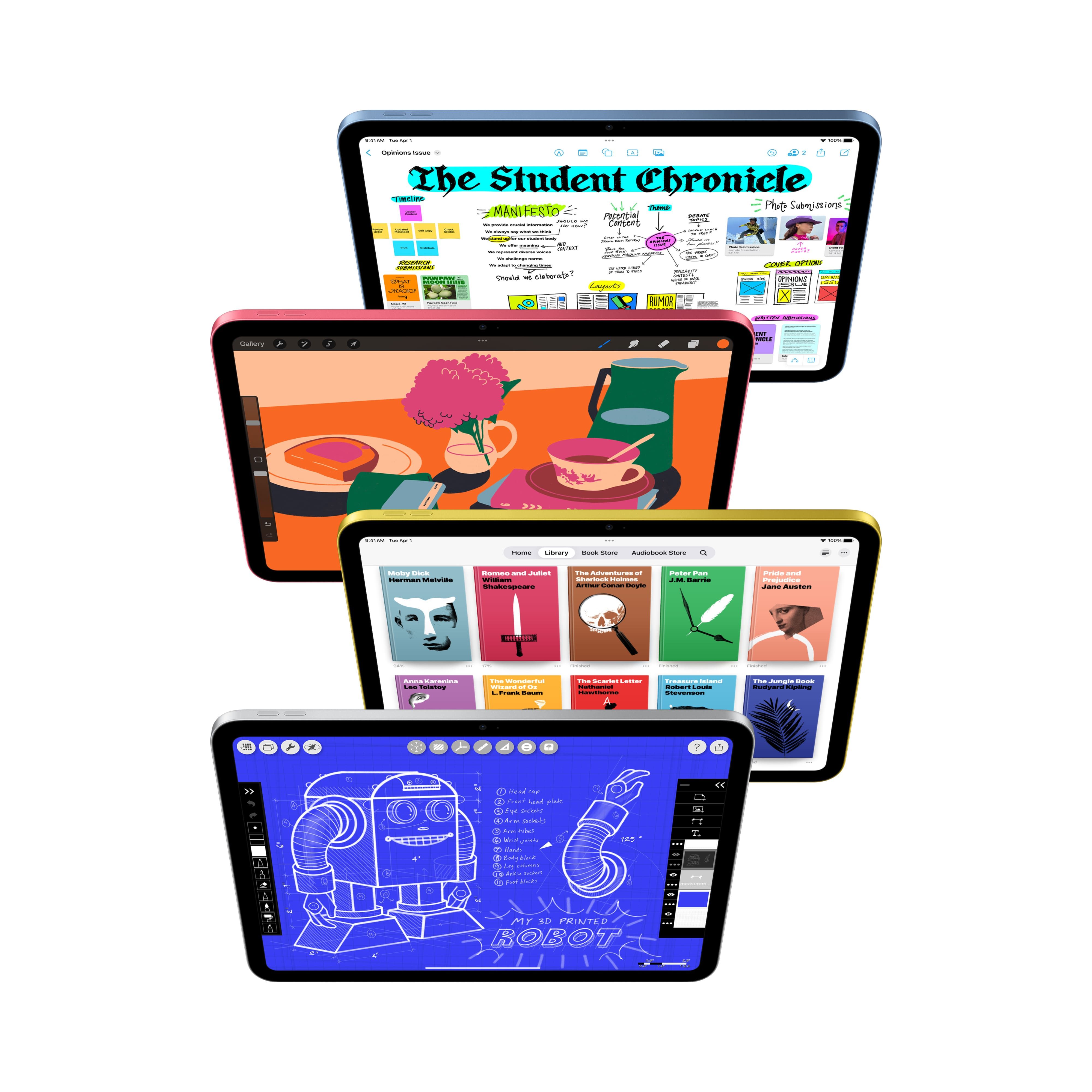 Apple 11-inch iPad (A16) Wi-Fi 128GB - Yellow | AT Store